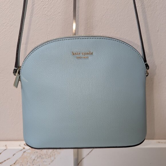 kate spade | Bags | Kate Spade Light Blue Crossbody With Adjustable ...